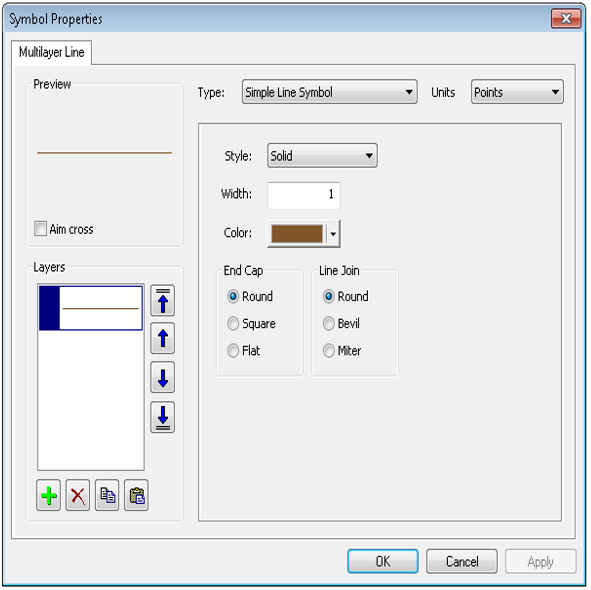 Setting Layers > Setting Symbols for Feature Layers > Setting Symbol of ...